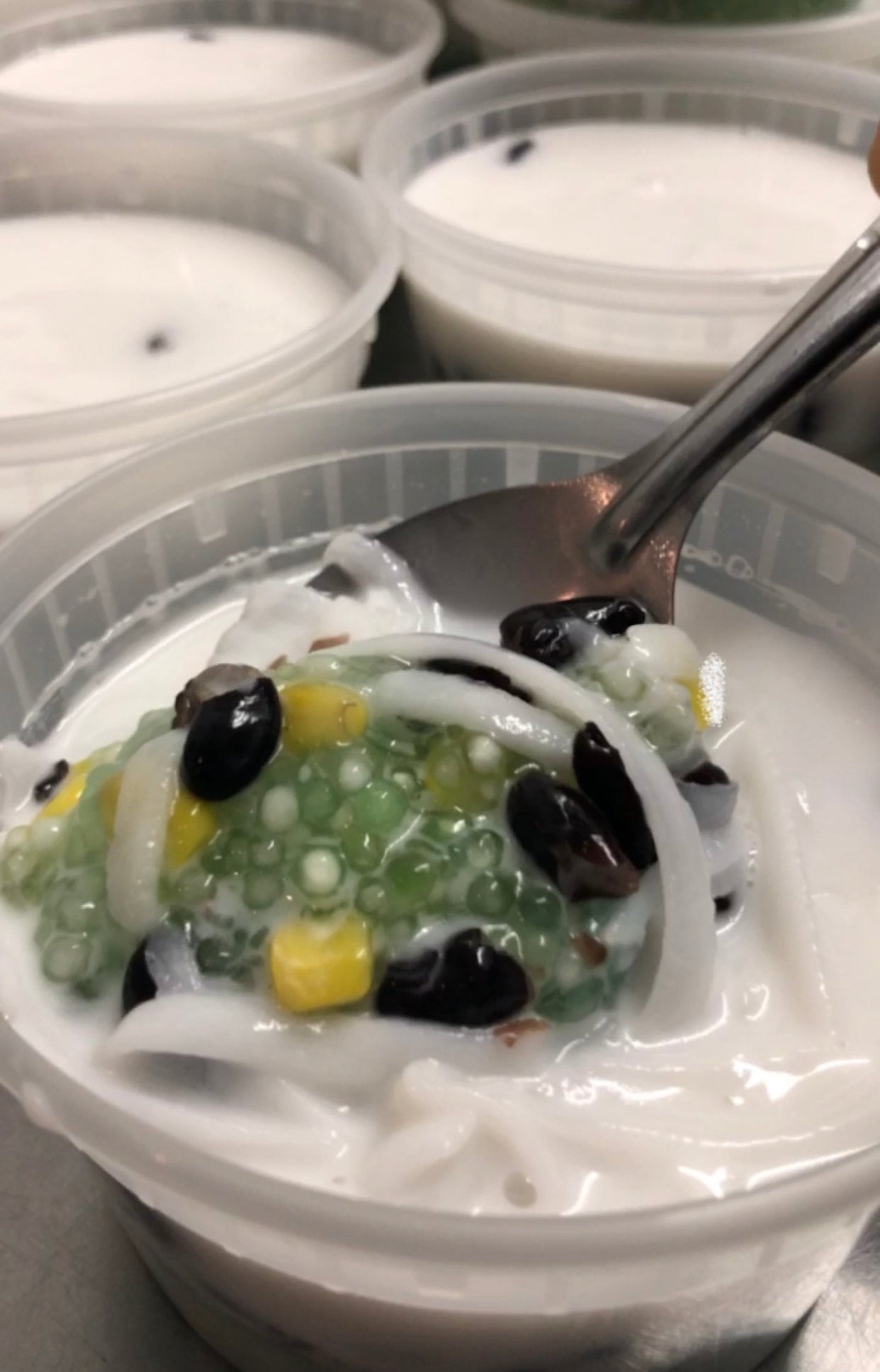 Sago and Black Beans in Coconut Cream | Patchmon's Thai Desserts & More